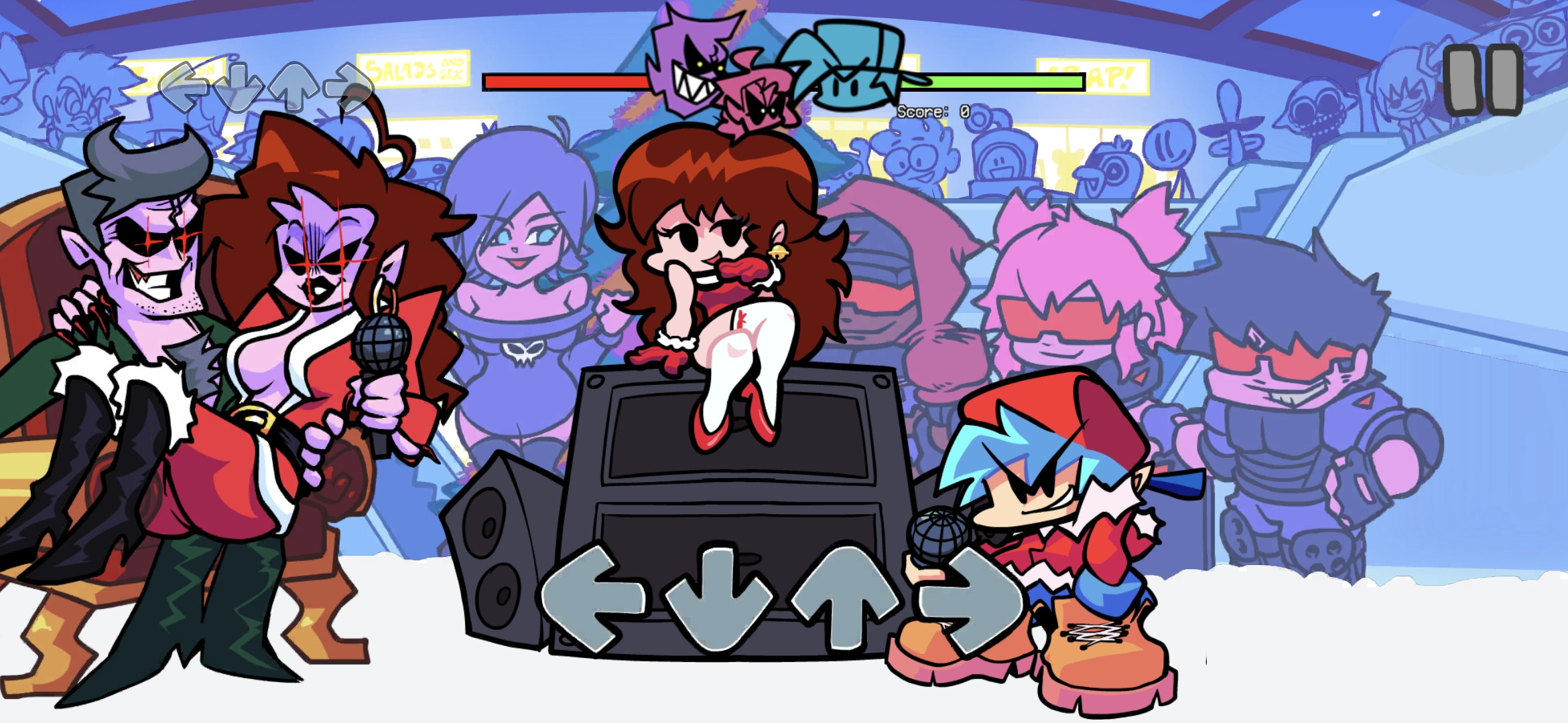 Revamped's Bf and Gf (HeV's take) Vslice Mod for Friday Night Funkin ...