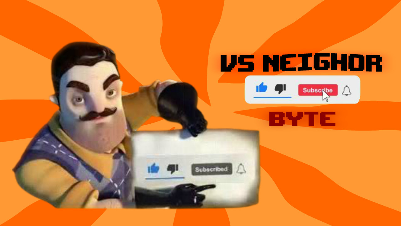 VS HELLO NEIGHBOR SUBSCRIBE BYTE(sugar rush cover) Mod for Friday Night ...