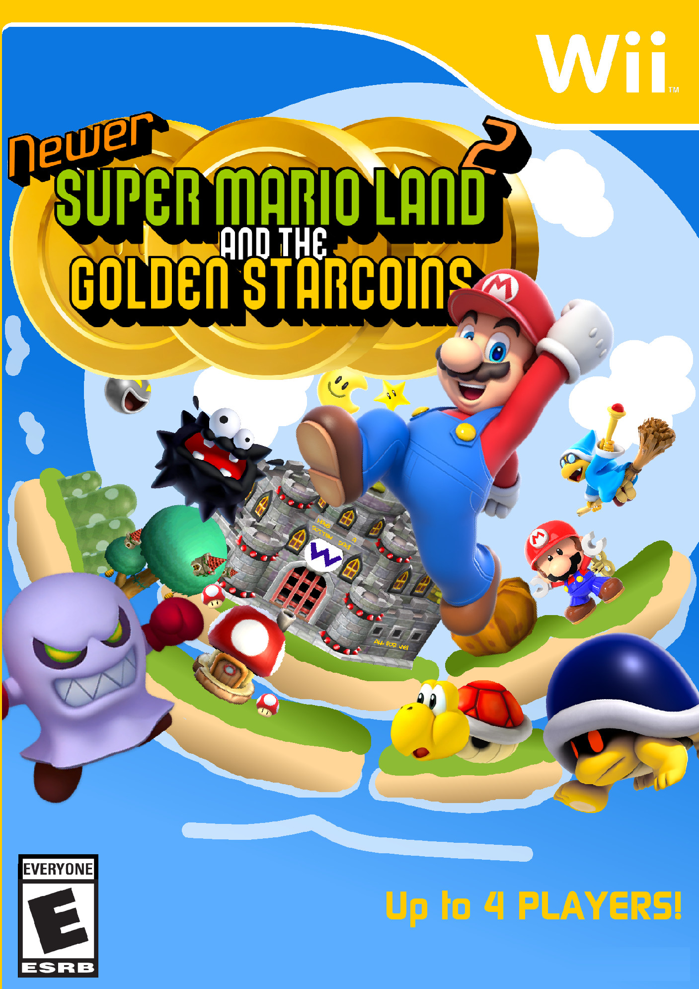 Newer Super Mario Land 2 Golden Starcoins DEMO! Mod for New Super Mario ...