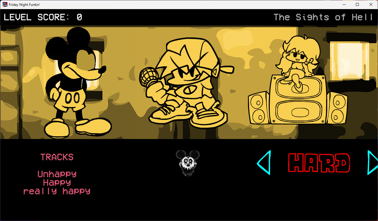 vs mickey mouse avi on V-Slice port Mod for Friday Night Funkin' | FNF Mods