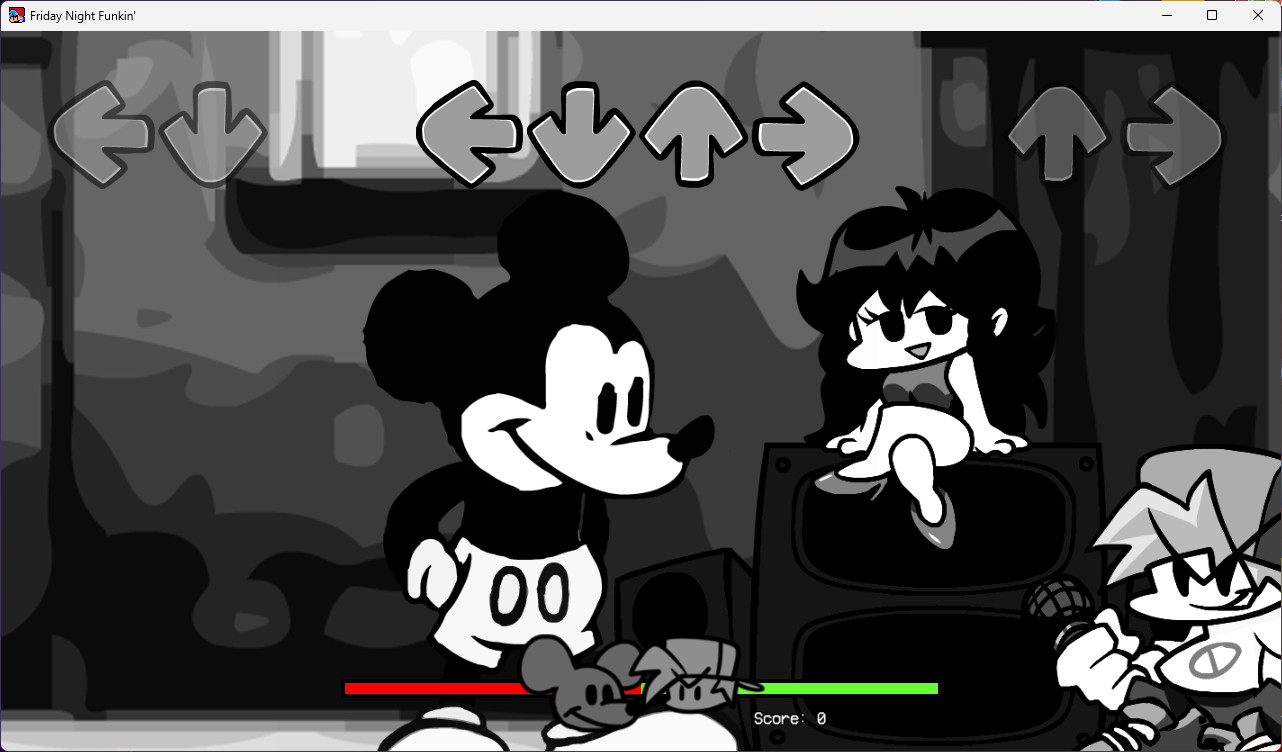 vs mickey mouse avi on V-Slice port Mod for Friday Night Funkin' | FNF Mods