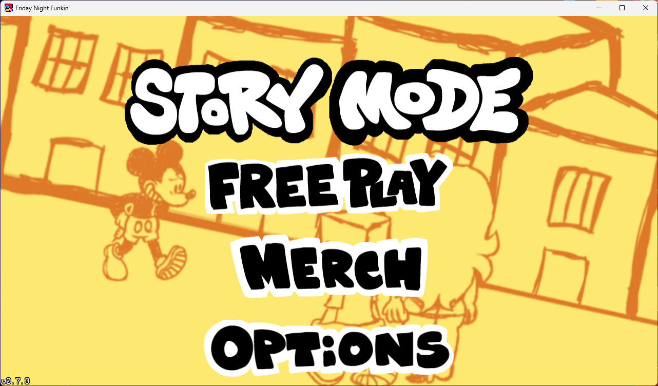 vs mickey mouse avi on V-Slice port Mod for Friday Night Funkin' | FNF Mods