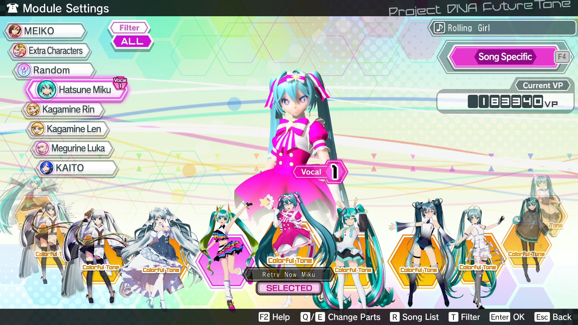 Retry Now Miku Mod for Hatsune Miku: Project DIVA Mega Mix+ ...