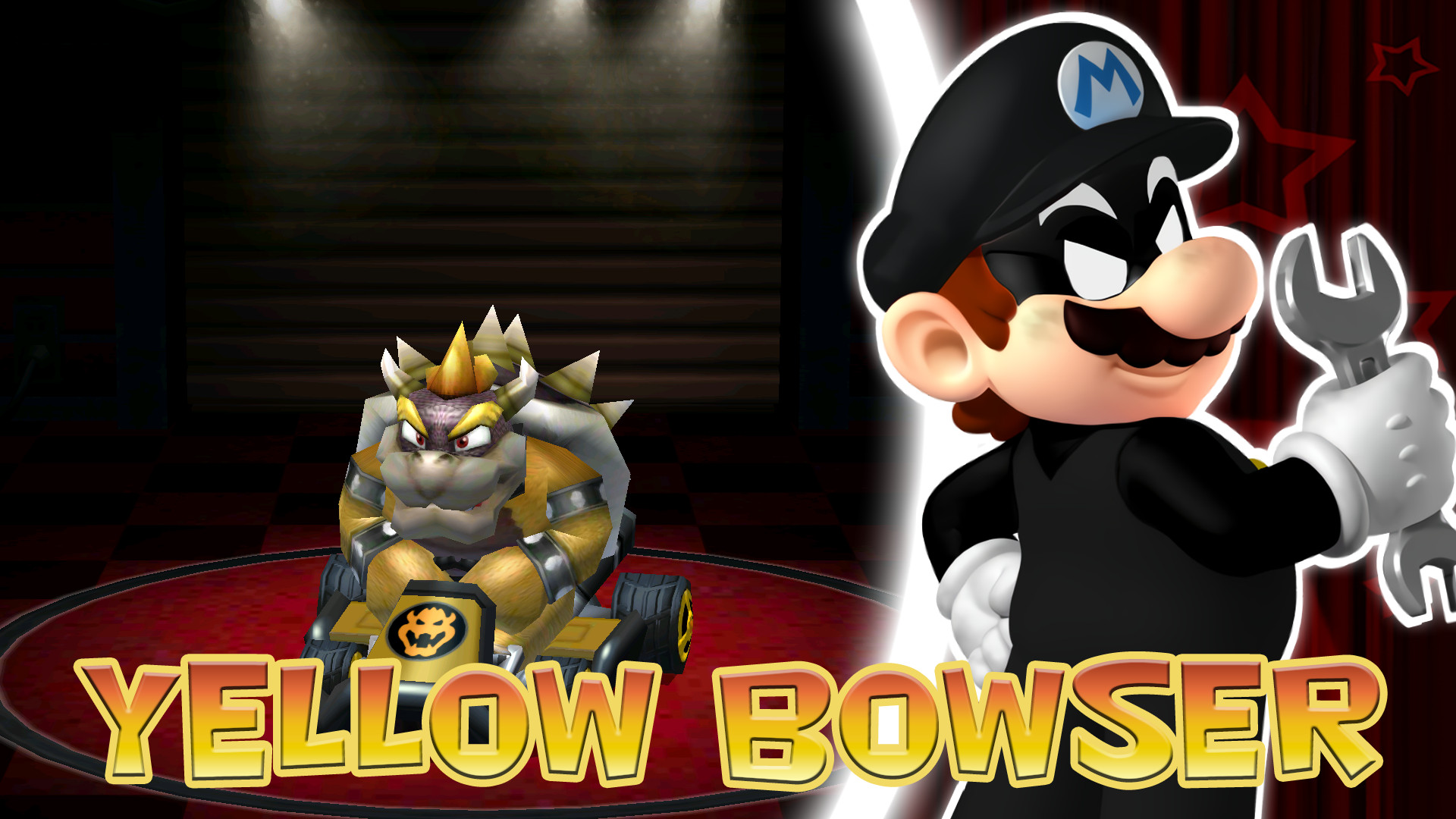 Yellow Bowser (Chpack) Mod for Mario Kart 7 | MK7 Mods