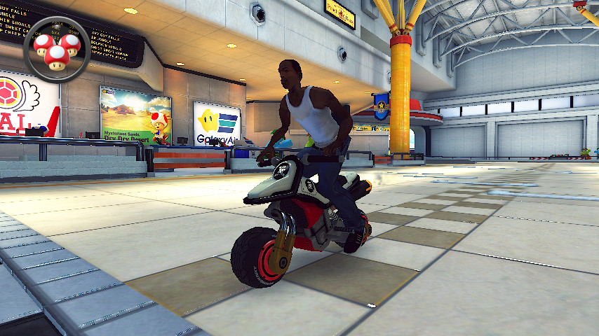 Carl CJ Johnson Mod for Mario Kart 8 | MK8 Mods
