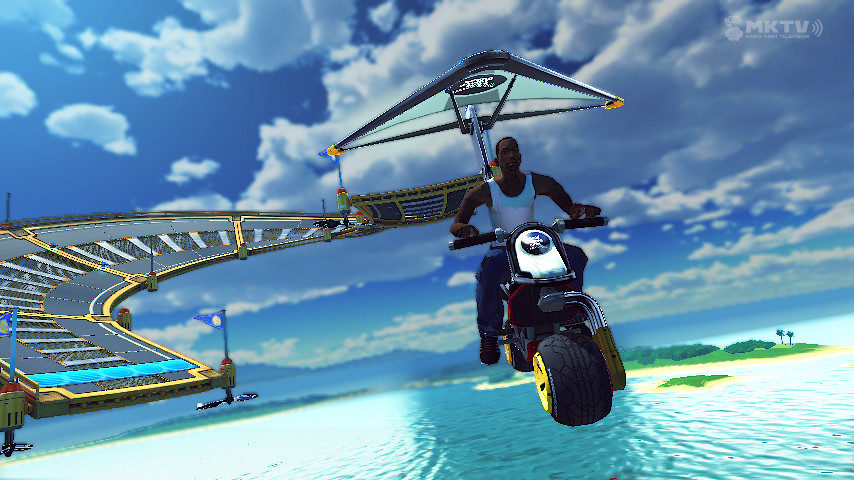 Carl CJ Johnson Mod for Mario Kart 8 | MK8 Mods