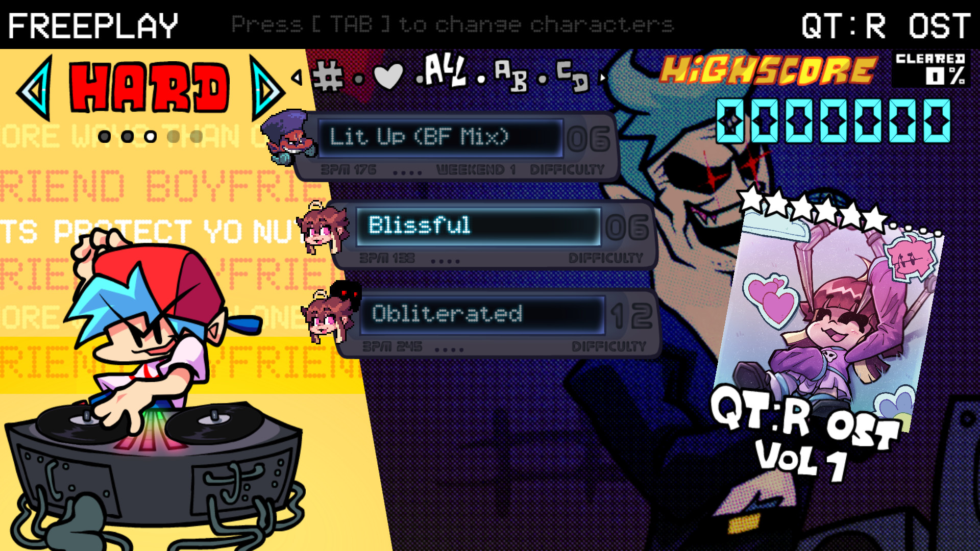 QT: Rewired Mod for Friday Night Funkin' | FNF Mods