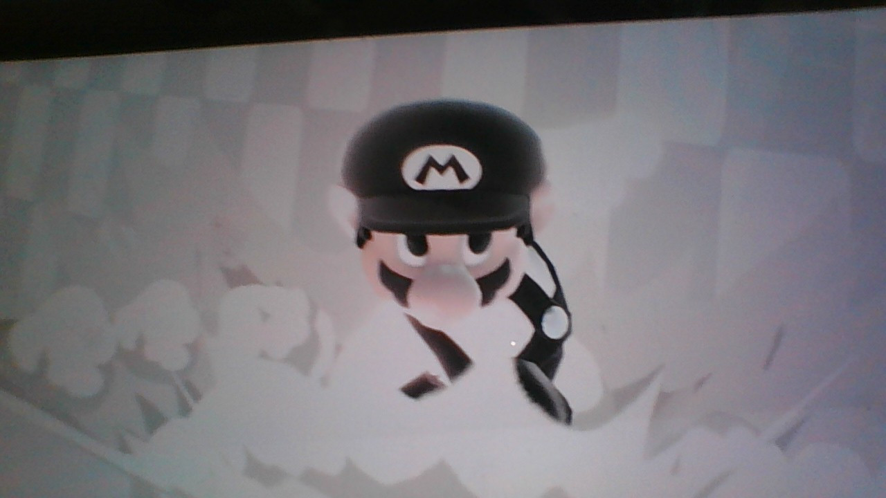 black & white mario Mod for Super Smash Bros. Ultimate | SSBU Mods