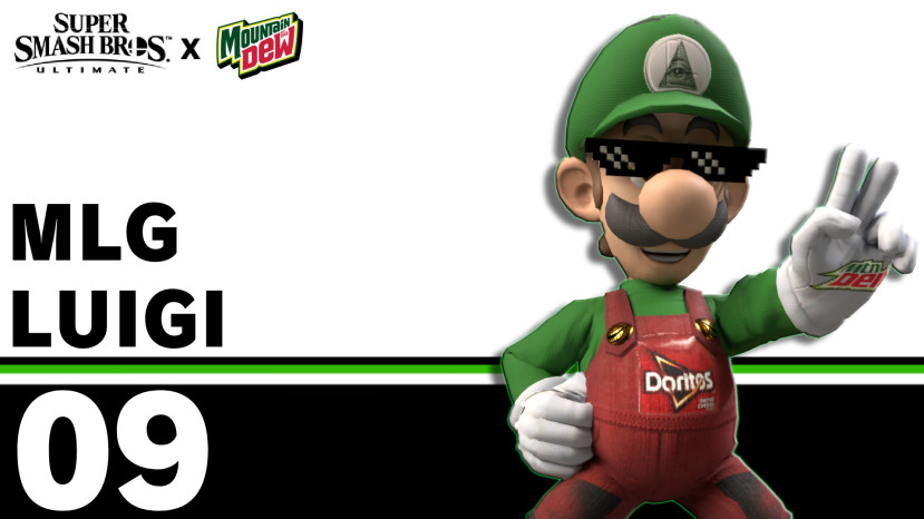 mlg luigi Mod for Super Smash Bros. Ultimate | SSBU Mods