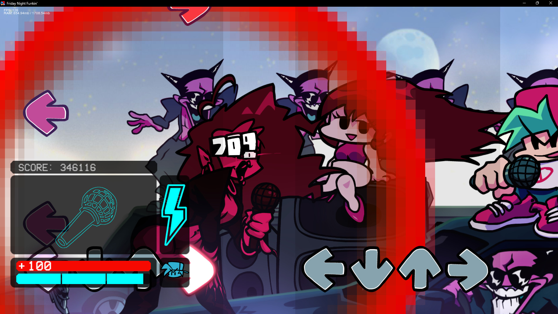 ULTRAKILL HUD [V-Slice] Mod for Friday Night Funkin' | FNF Mods