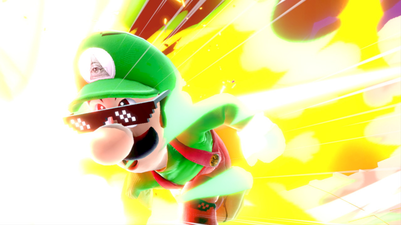 mlg luigi Mod for Super Smash Bros. Ultimate | SSBU Mods