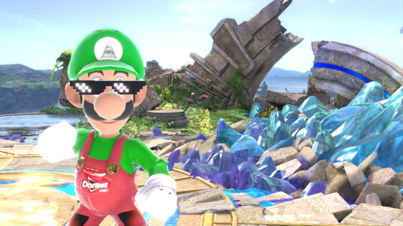 mlg luigi Mod for Super Smash Bros. Ultimate | SSBU Mods