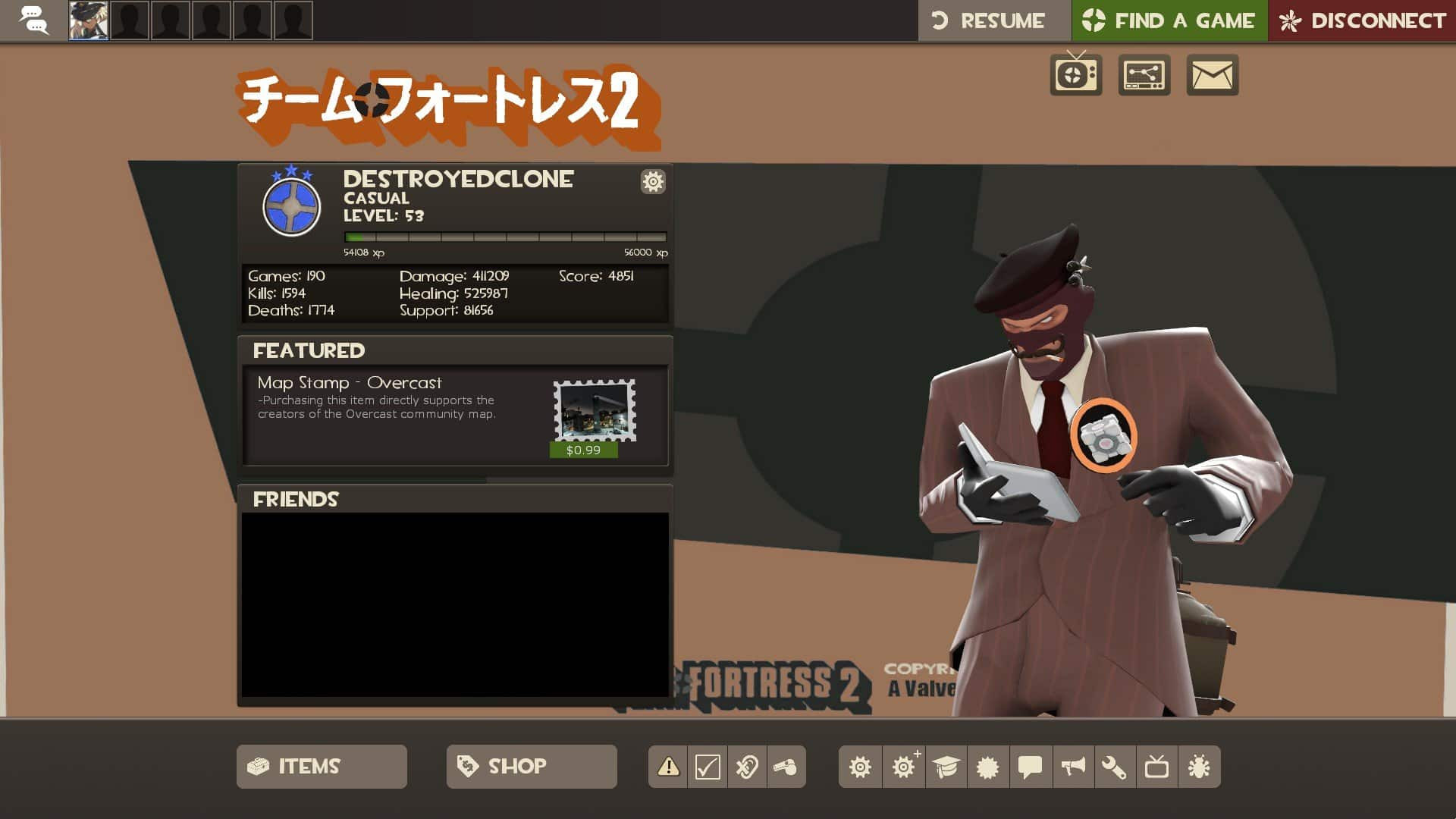 Character As Background Map Mod for Team Fortress 2 | TF2 Mods
