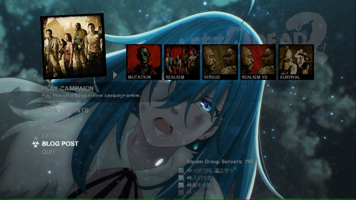 Vivy - Fluorite Eye's Song main menu replace Mod for Left 4 Dead 2 ...