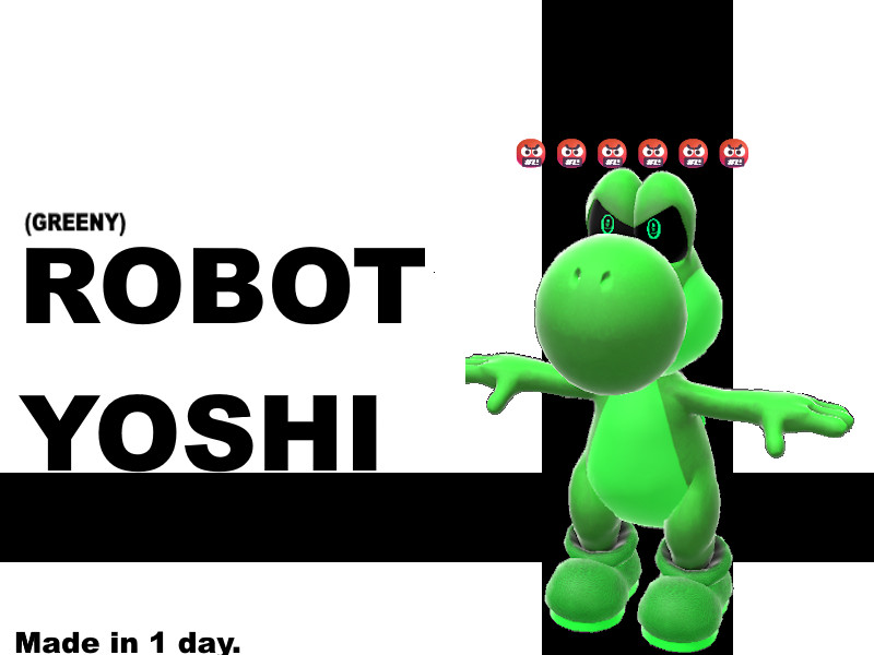 (greeny)ROBOT YOSHI Mod for Super Smash Bros. Ultimate | SSBU Mods