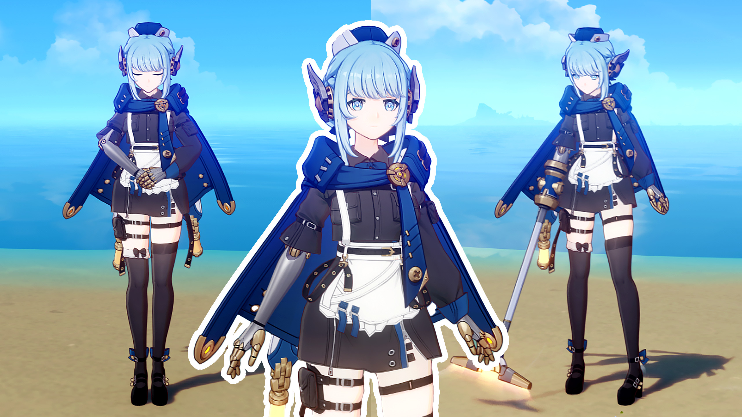 Ineffa mecha Maid Mode Mod for Genshin Impact | GI Mods