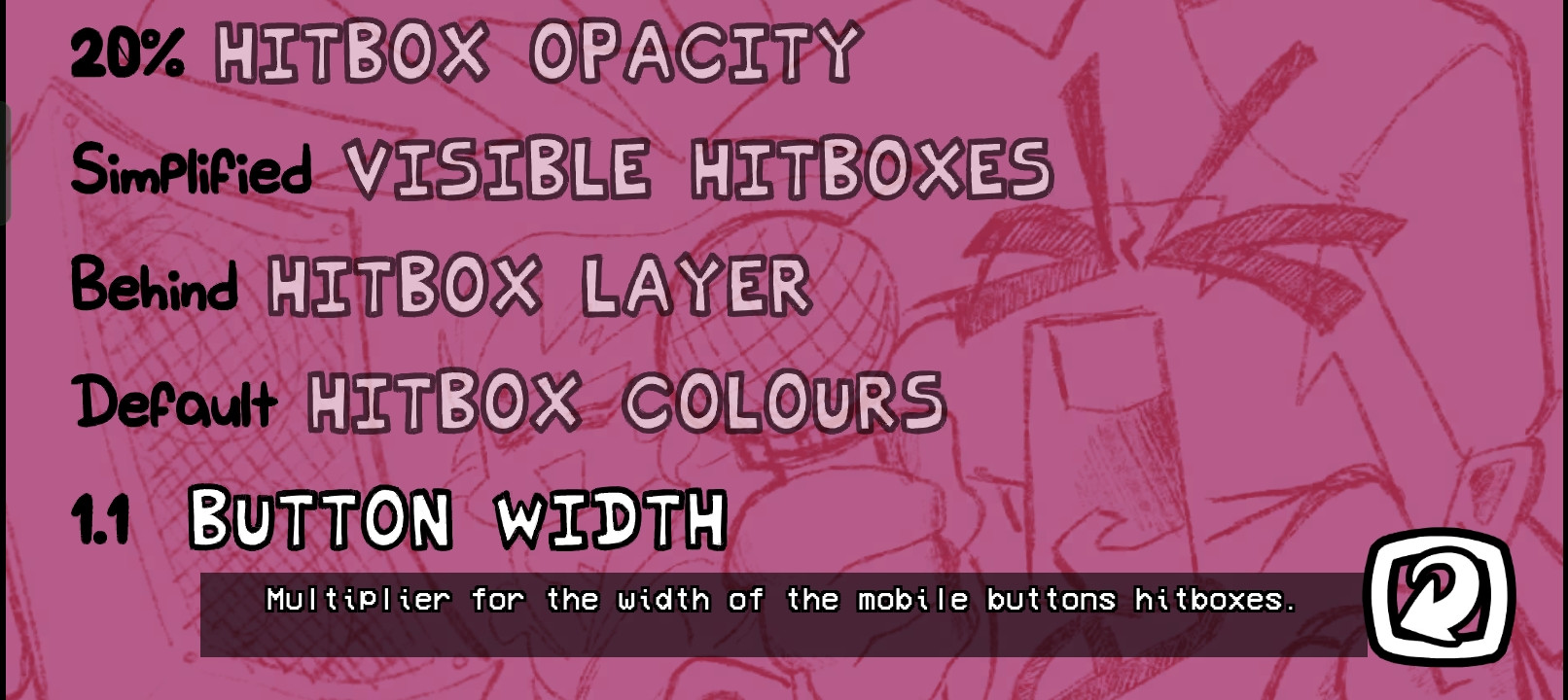 Mobile hitbox options Mod for Friday Night Funkin' | FNF Mods