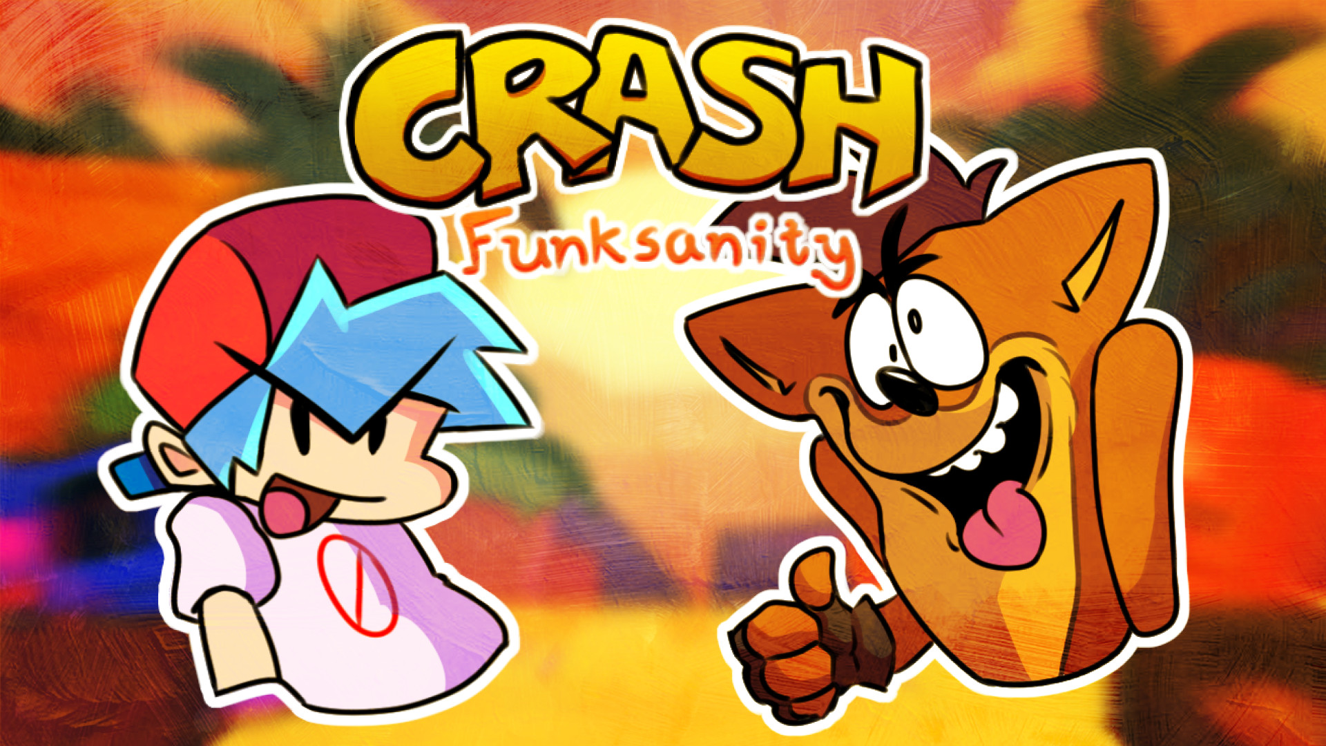 Crash Funksanity Mod for Friday Night Funkin' | FNF Mods