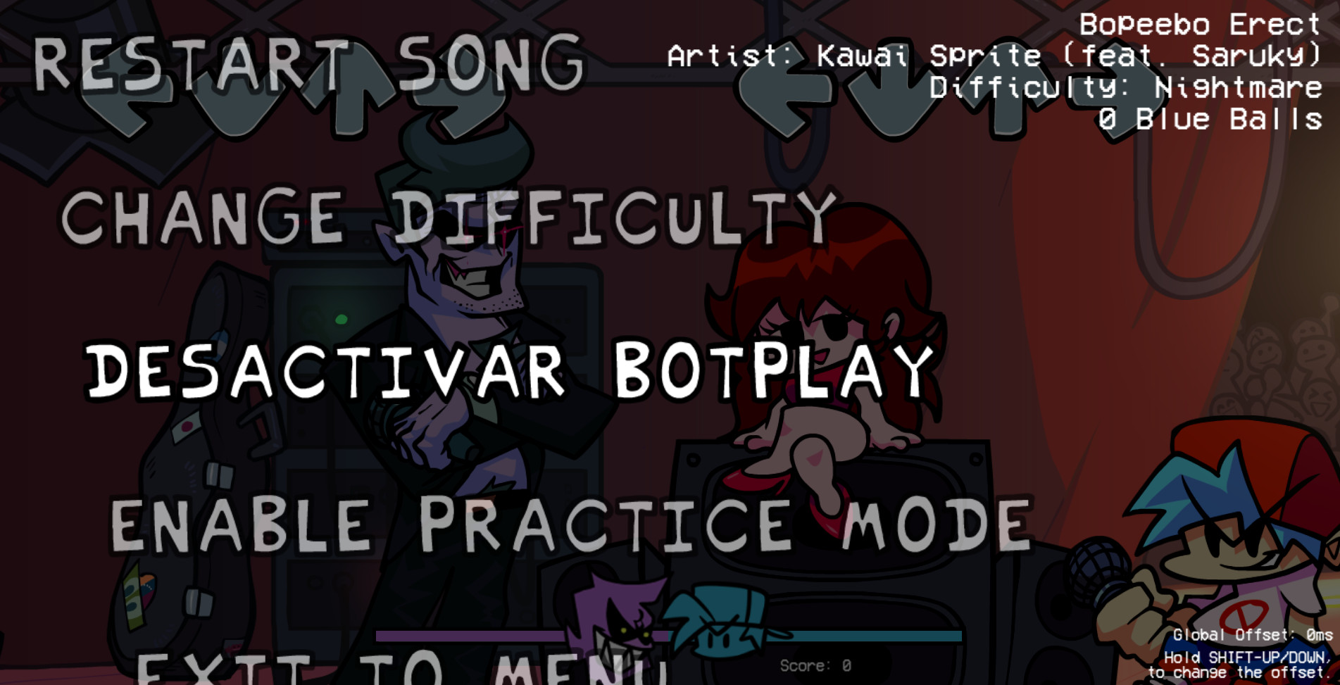 Modo Botplay FNF (V-Slice)(mobile) Mod for Friday Night Funkin' | FNF Mods