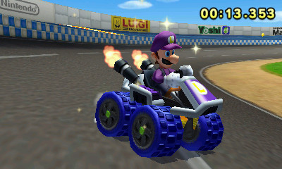 Purple Luigi Mod for Mario Kart 7 | MK7 Mods