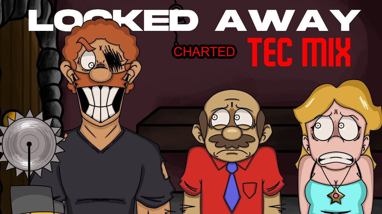 [SENSITIVE CONTENT] Locked Away- Tec Mix charted Mod for Friday Night Funkin' | FNF Mods