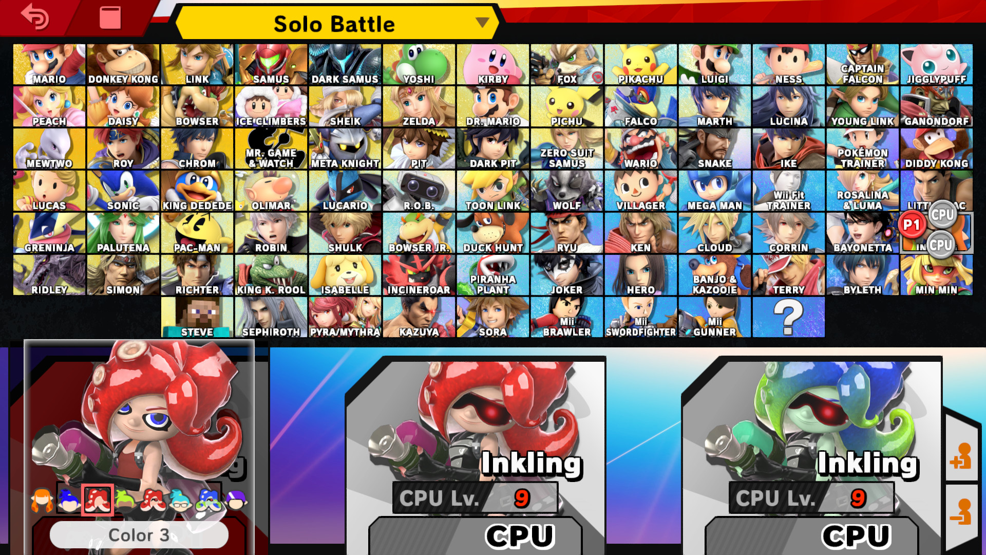 Octoling (Enemy) + Sanitized Octoling Mod for Super Smash Bros ...