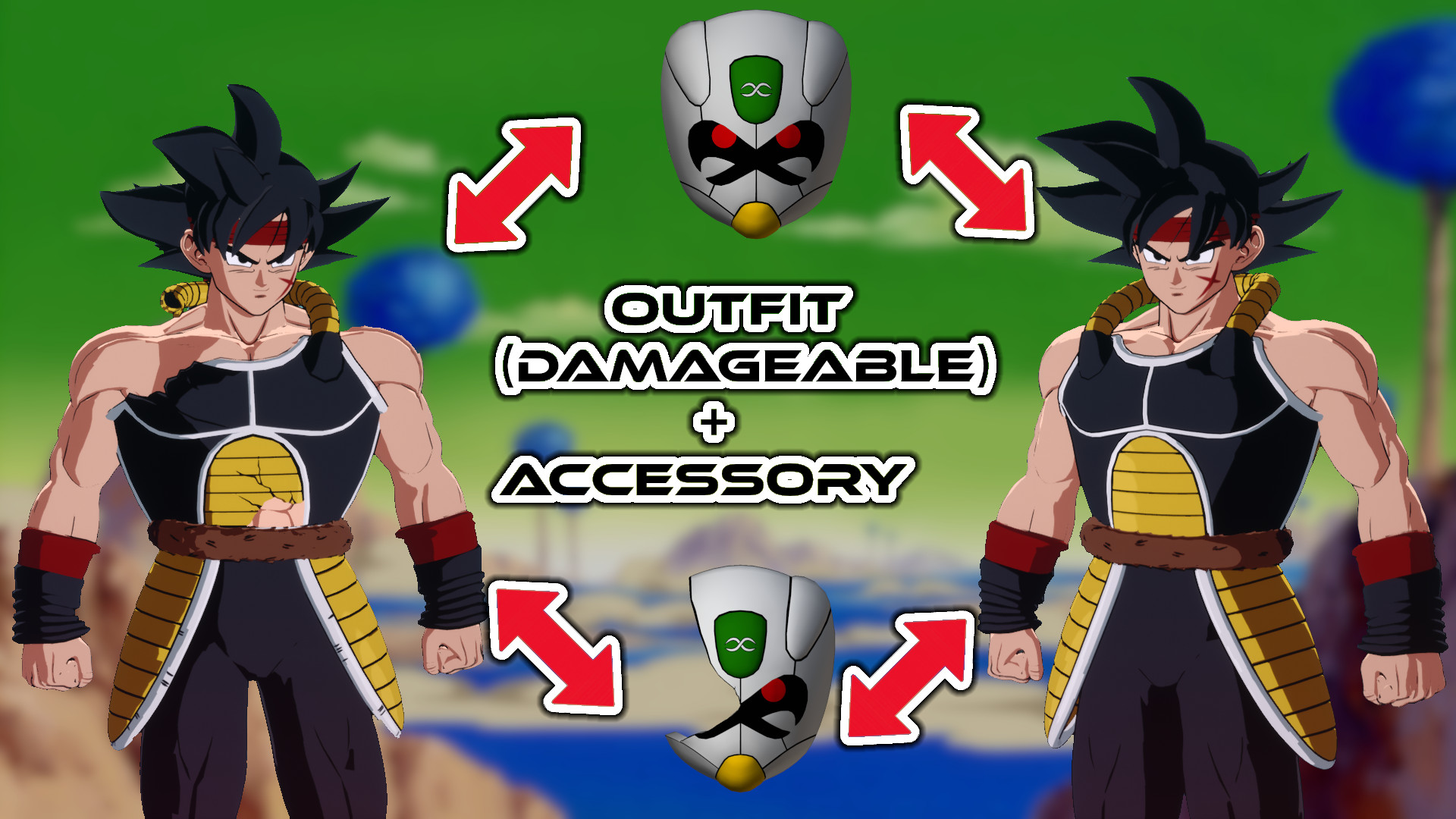 Bardock Time Breaker (outfits + 2 accessories) Mod for Dragon Ball ...