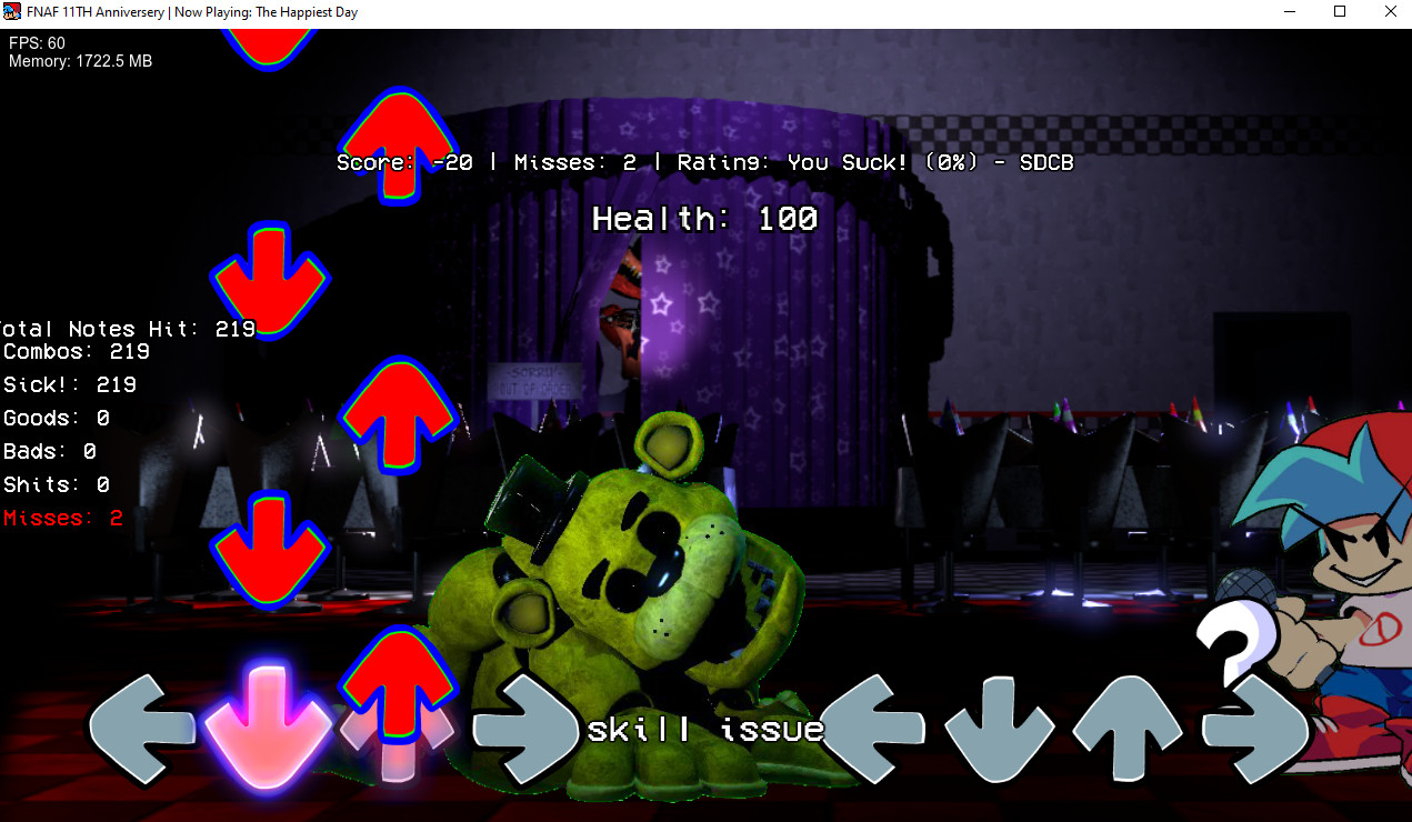 FNAF 11TH Anniversary 1.1 Patch Mod for Friday Night Funkin' | FNF Mods