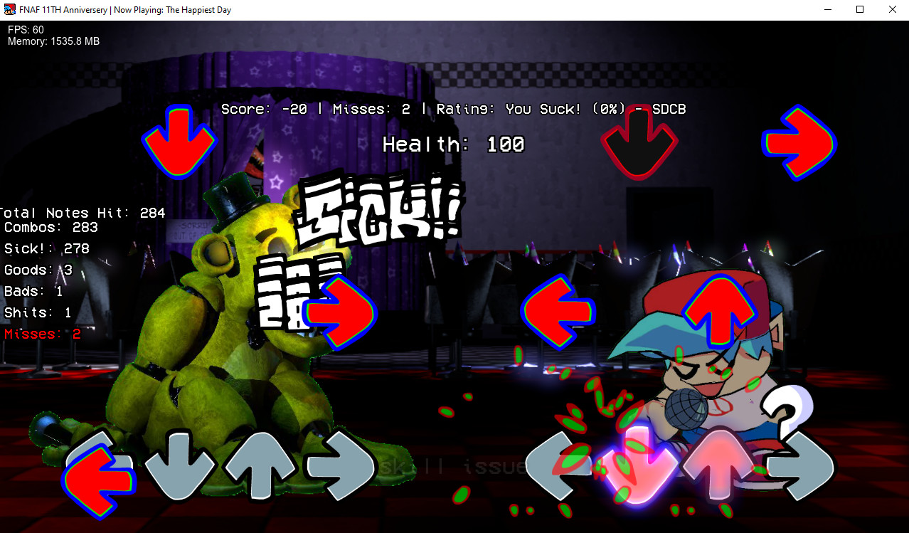 FNAF 11TH Anniversary 1.1 Patch Mod for Friday Night Funkin' | FNF Mods