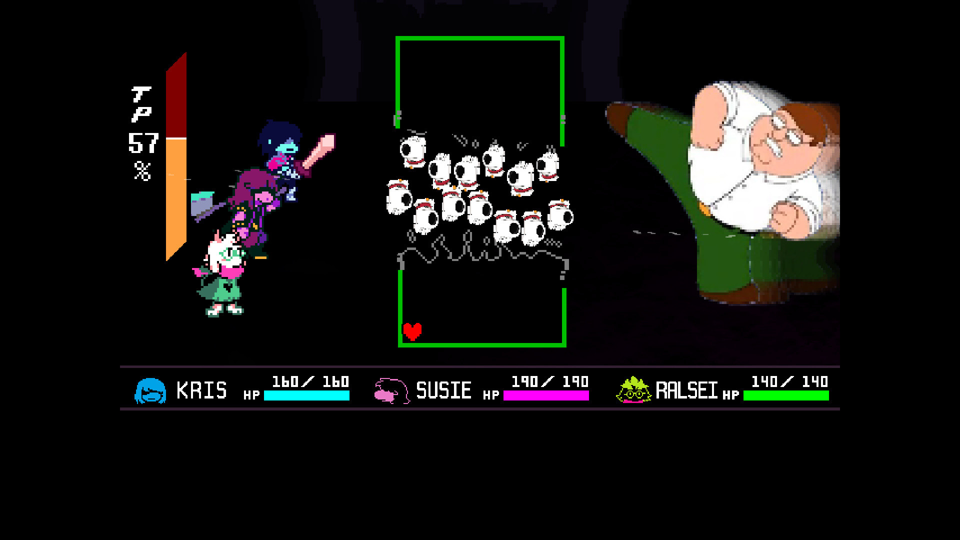 Peter Griffin over Knight Mod for Deltarune | DR Mods