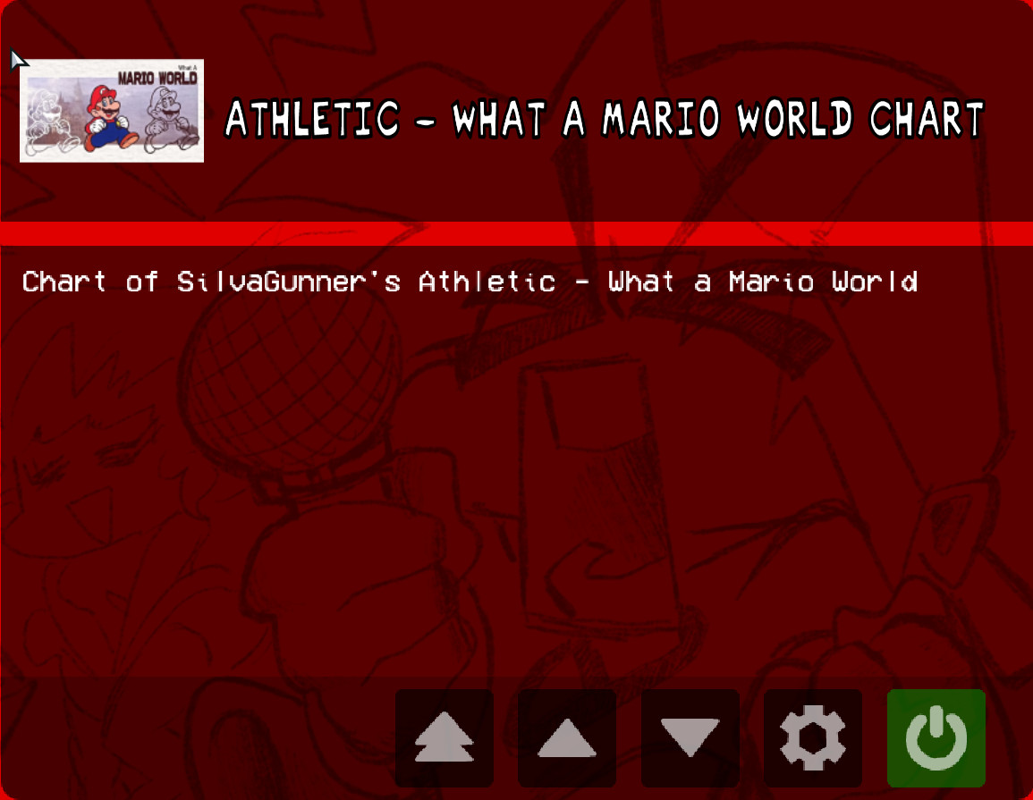 SilvaGunner's What A Mario World's Athletic Chart Mod for Friday Night ...