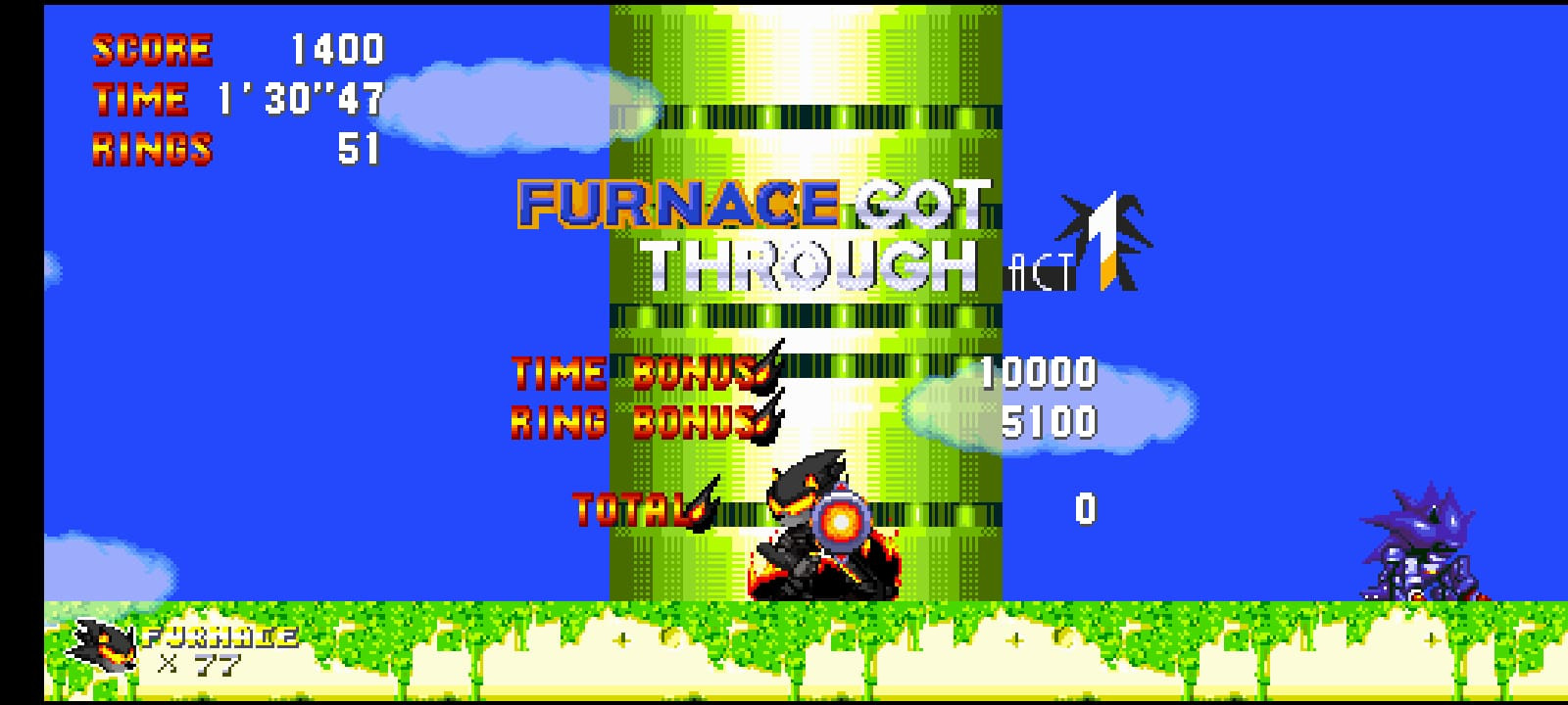 Outcome Furnace in Sonic 3 A.I.R Mod for Sonic 3 A.I.R. | S3AIR Mods