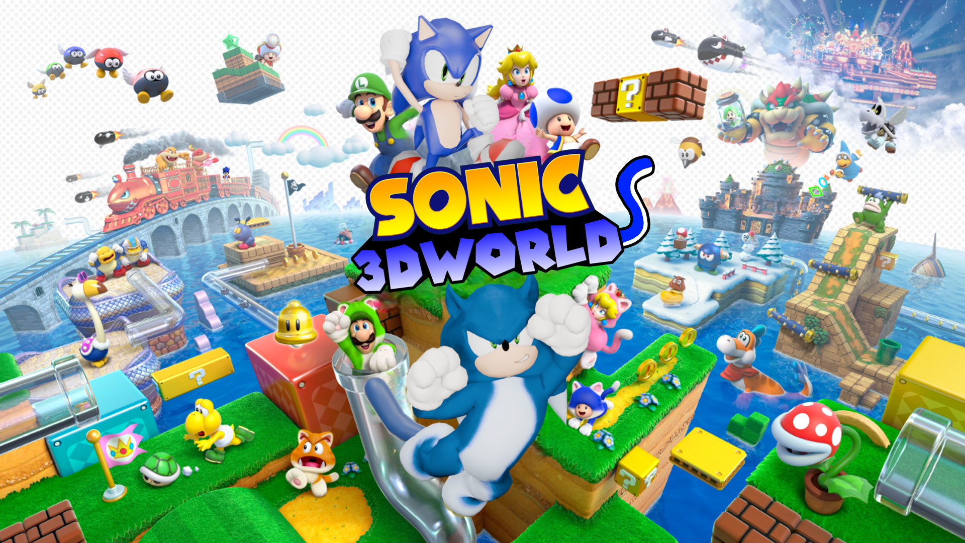 Sonic 3D World Mod for Super Mario 3D World + Bowser's Fury | SM3DW+BF Mods
