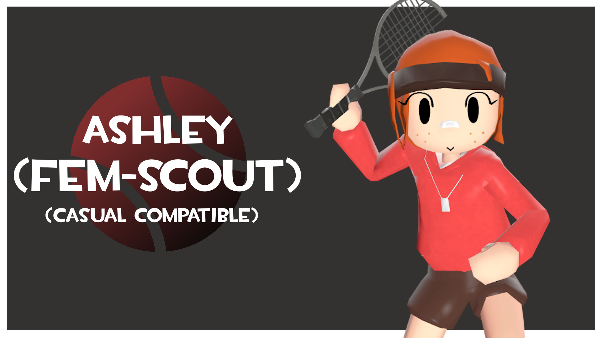 Ashley | Fem-Scout (Casual) Mod for Team Fortress 2 | TF2 Mods