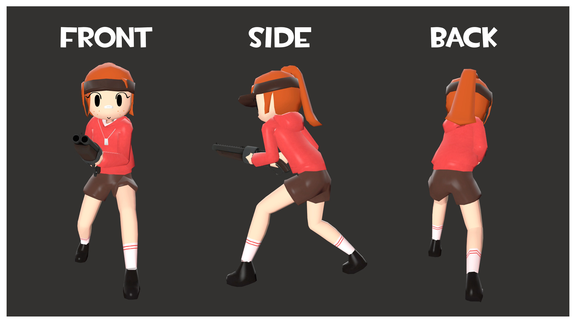 Ashley | Fem-Scout (Casual) Mod for Team Fortress 2 | TF2 Mods