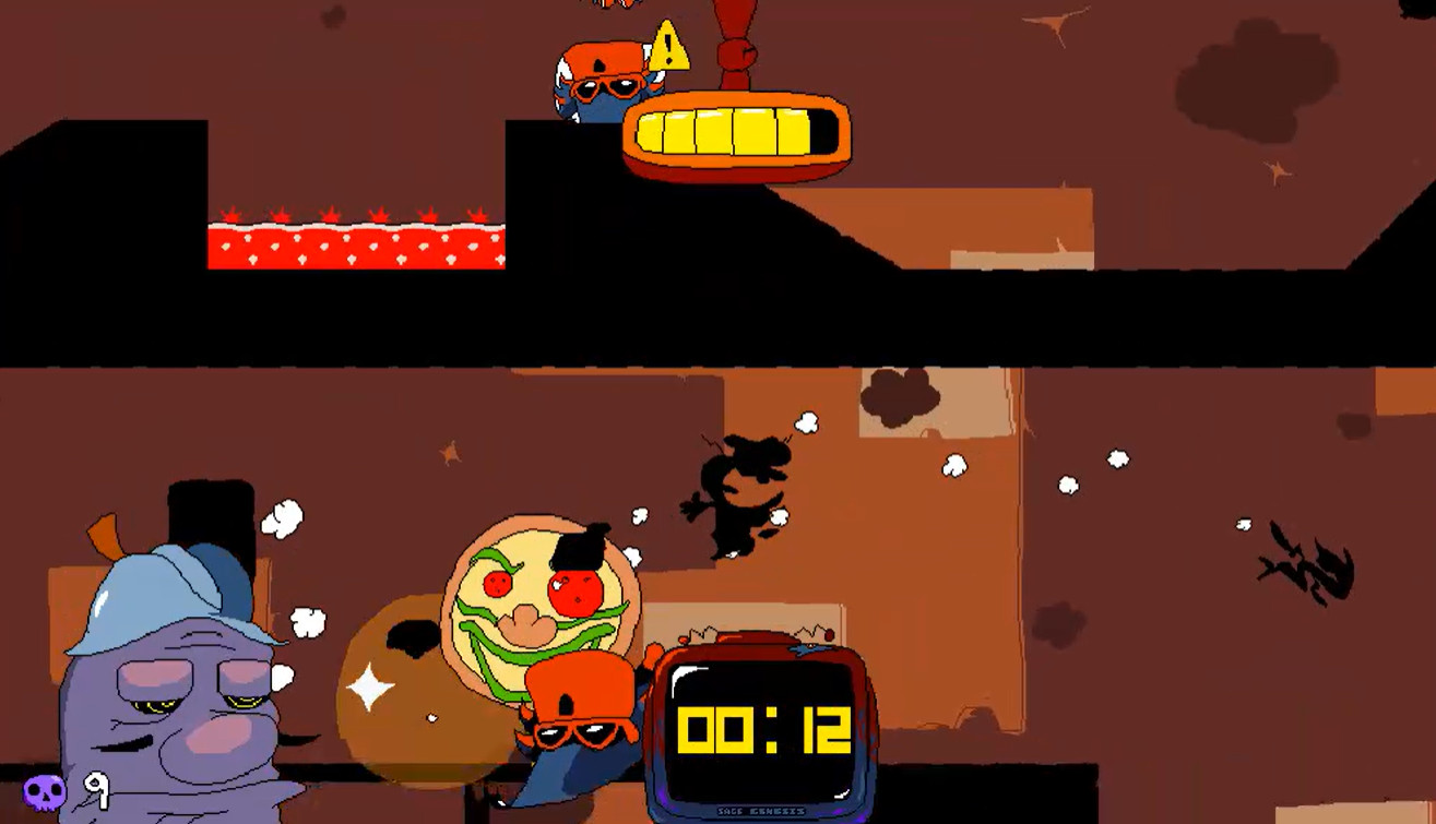 Frenzy Facade Of Laps: Lab Demo Mod for Pizza Tower | PT Mods