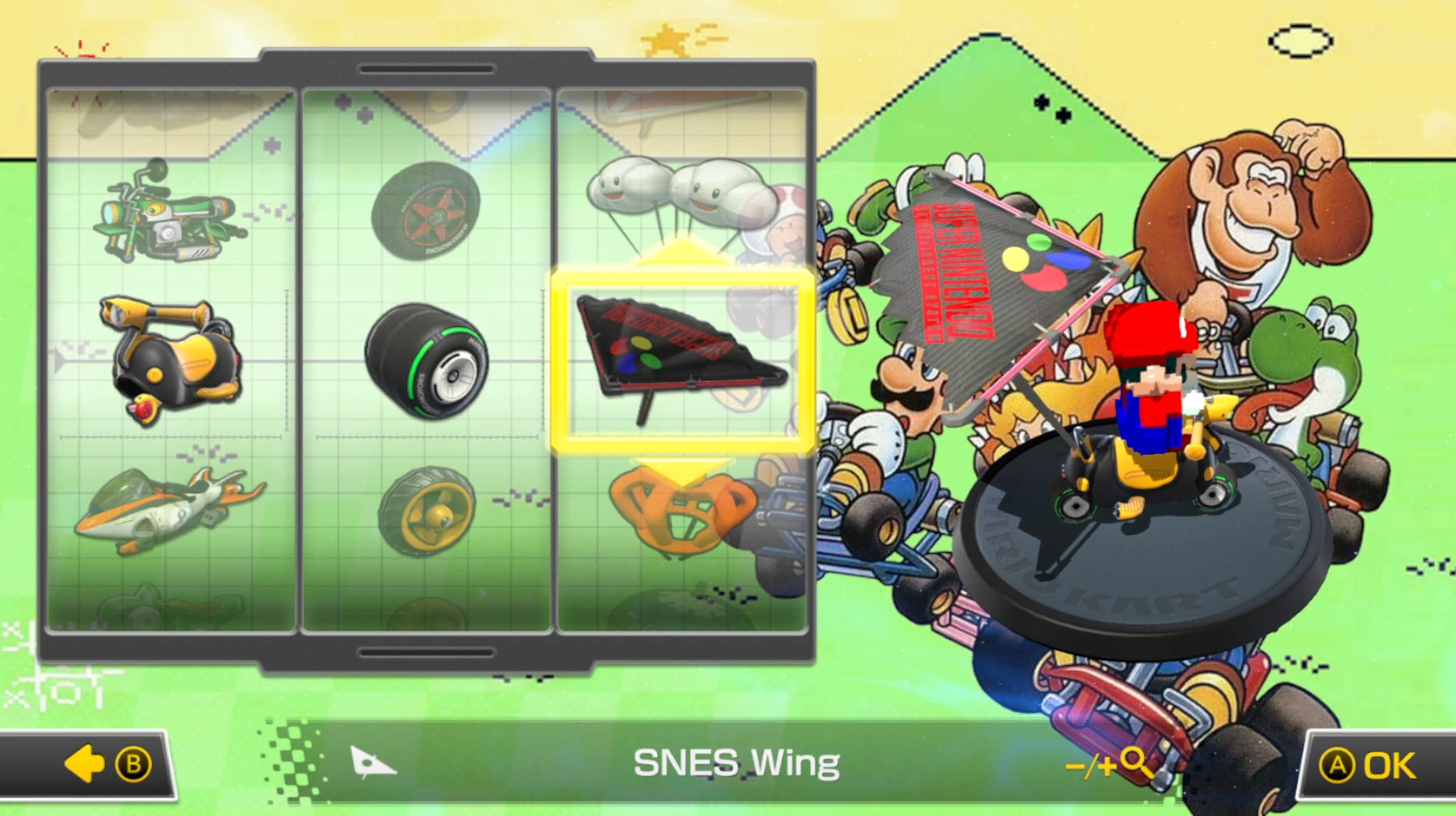 Super Mario Kart UI Mod for Mario Kart 8 Deluxe | MK8D Mods