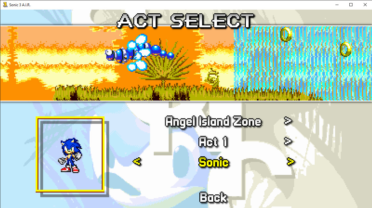 RPG Sonic In Sonic 3 A.I.R Mod for Sonic 3 A.I.R. | S3AIR Mods