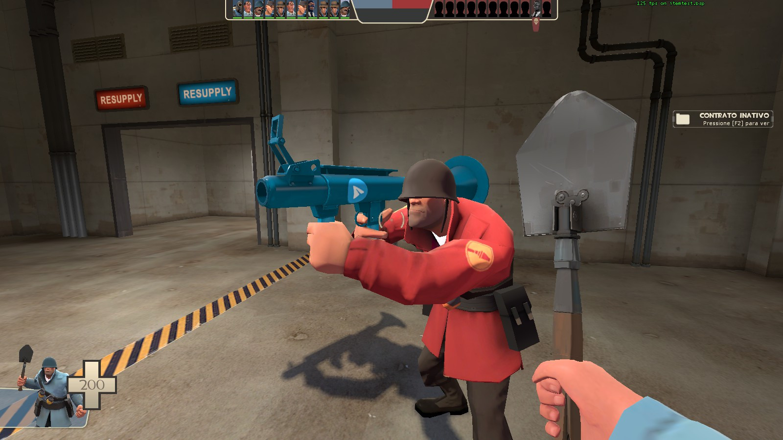 Telegram Rocket Launcher Skin Mod for Team Fortress 2 | TF2 Mods