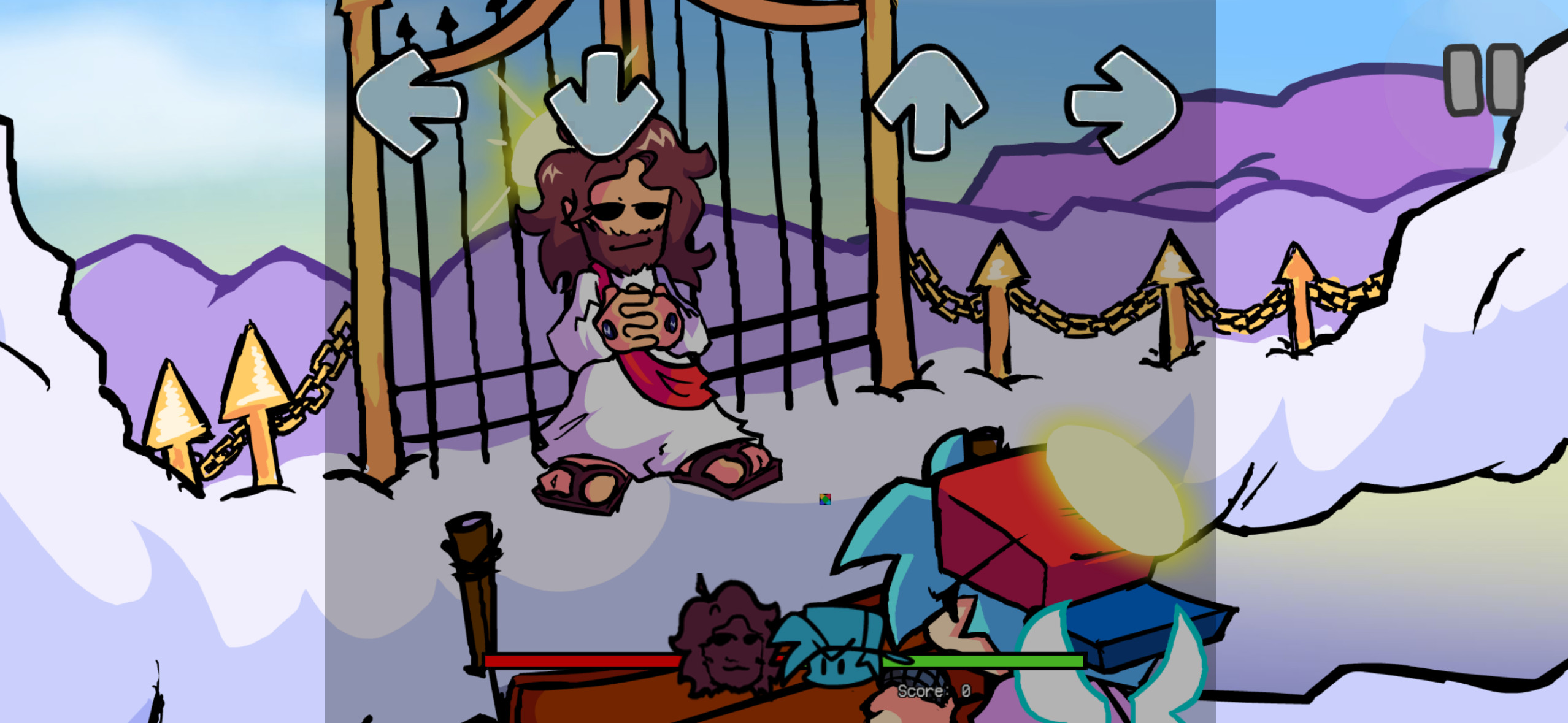 Jesus Funked Birth (V-Slice Port) Mod for Friday Night Funkin' | FNF Mods