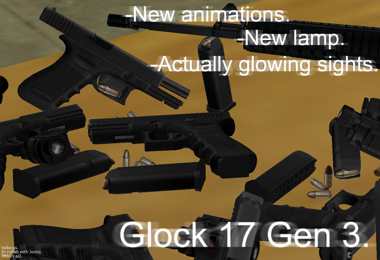 Glock 17 Gen 3 Mod for Cry of Fear | CoF Mods