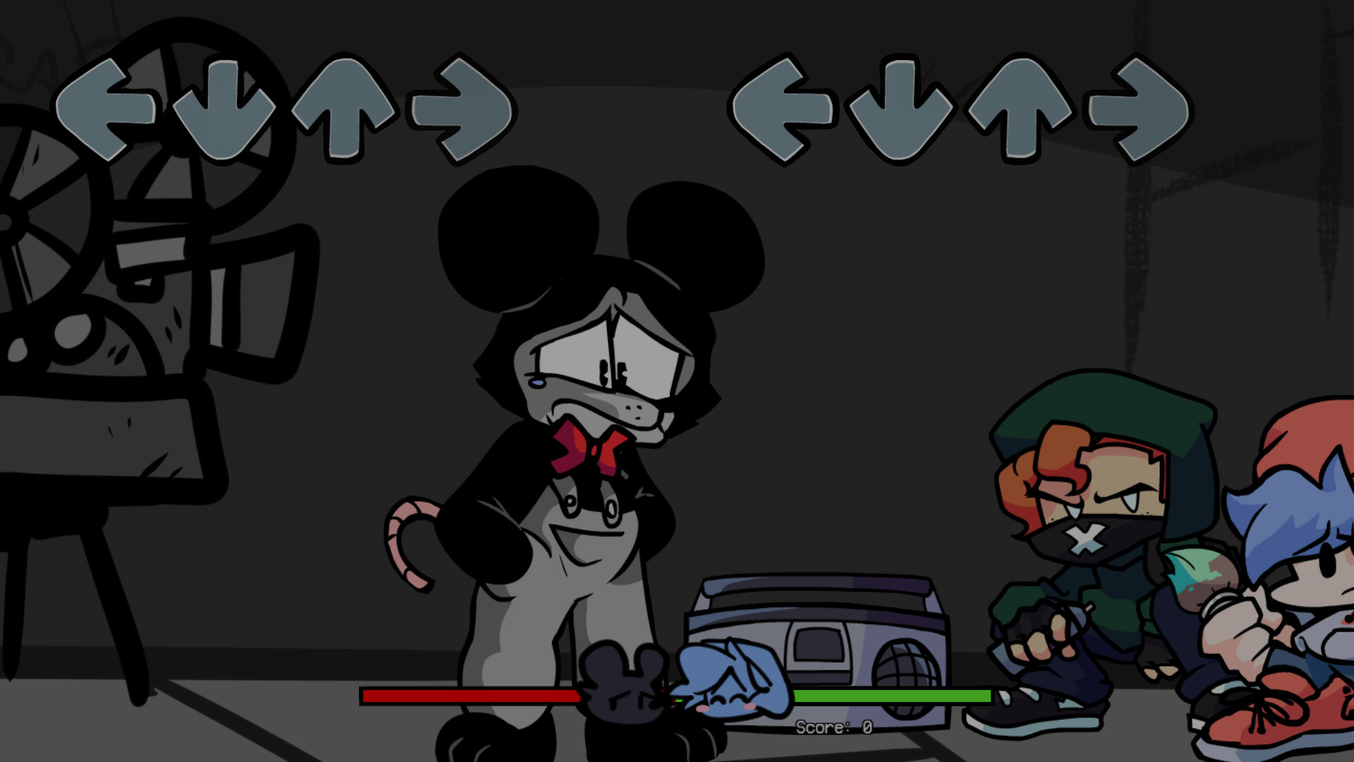 vs soft mickey mouse on V-Slice port Mod for Friday Night Funkin' | FNF ...