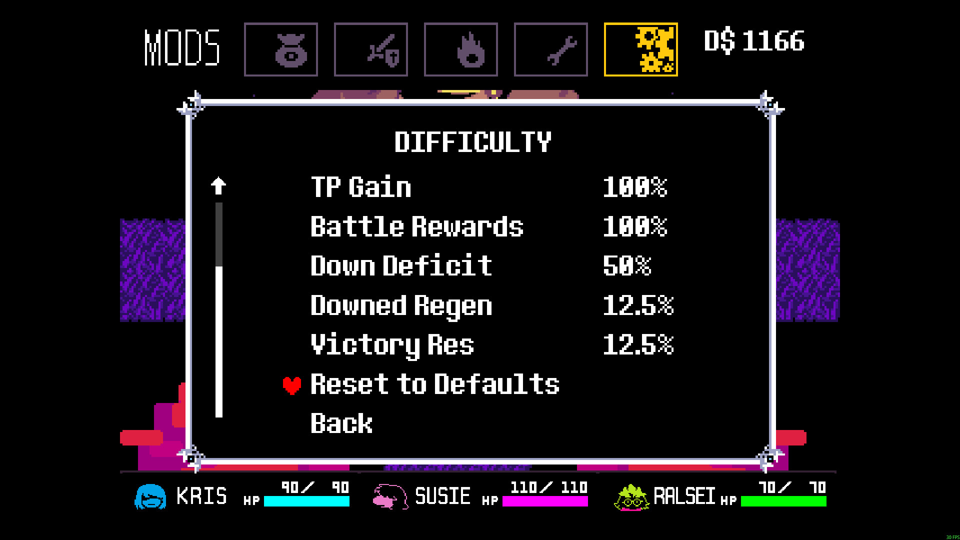 Custom Difficulty Mod for Deltarune | DR Mods