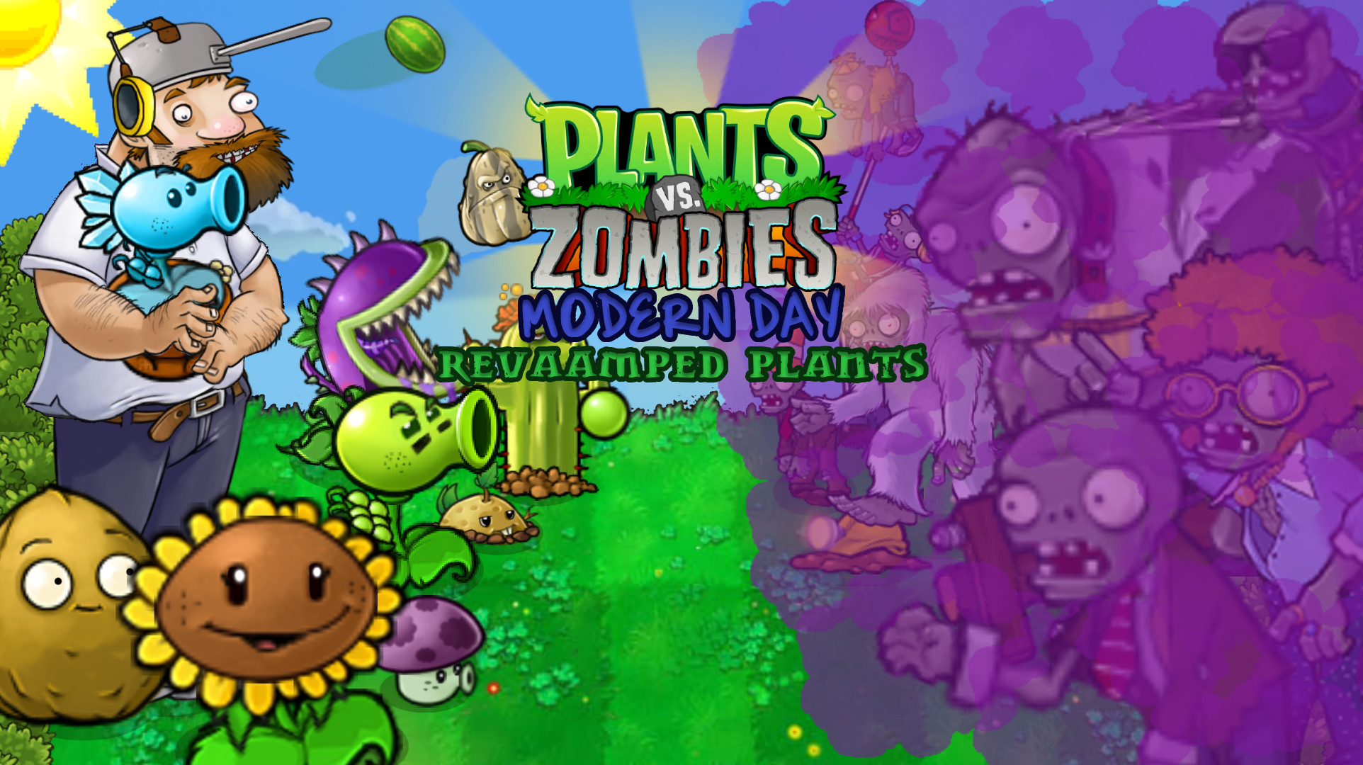 PvZ Modern Day Revamped Plants Mod for Plants vs. Zombies | PVZ Mods