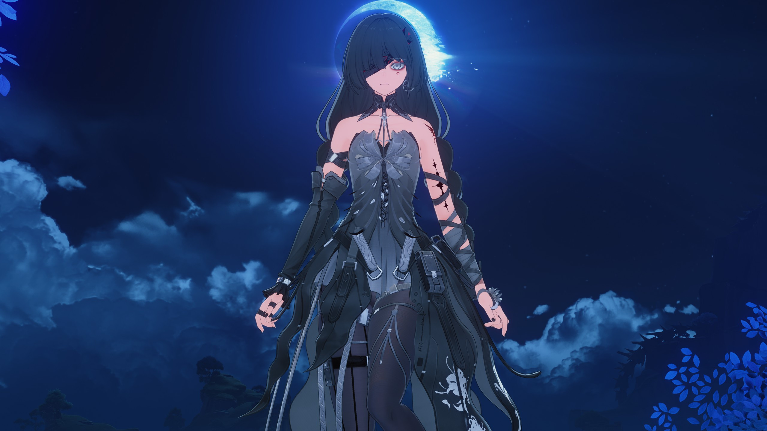 Gothic Phrolova — Black/Grey Outfit & Eyes Mod for Wuthering Waves ...
