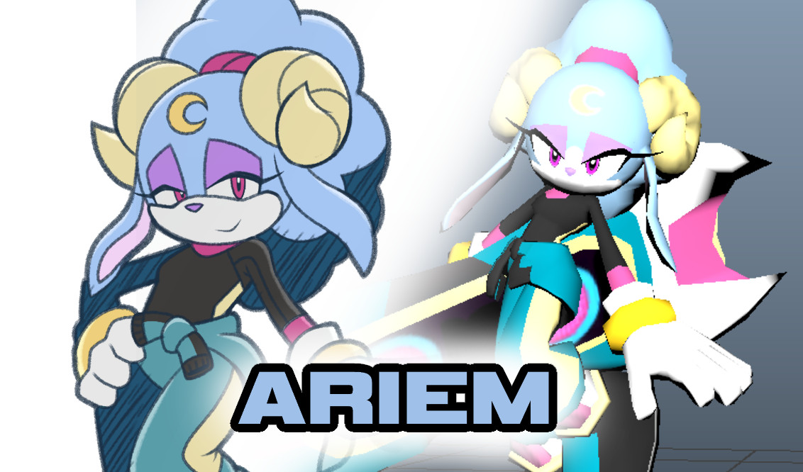 Ariem in Sonic Riders Mod for Sonic Riders (GameCube) | SR-GC Mods