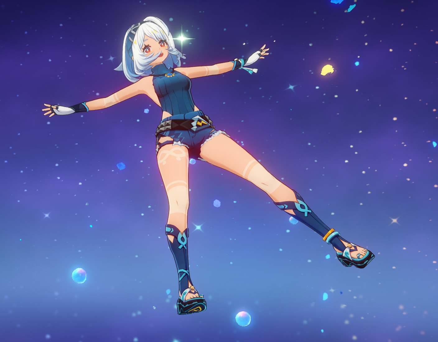 Borrowed Attire Mualani! Mod for Genshin Impact | GI Mods