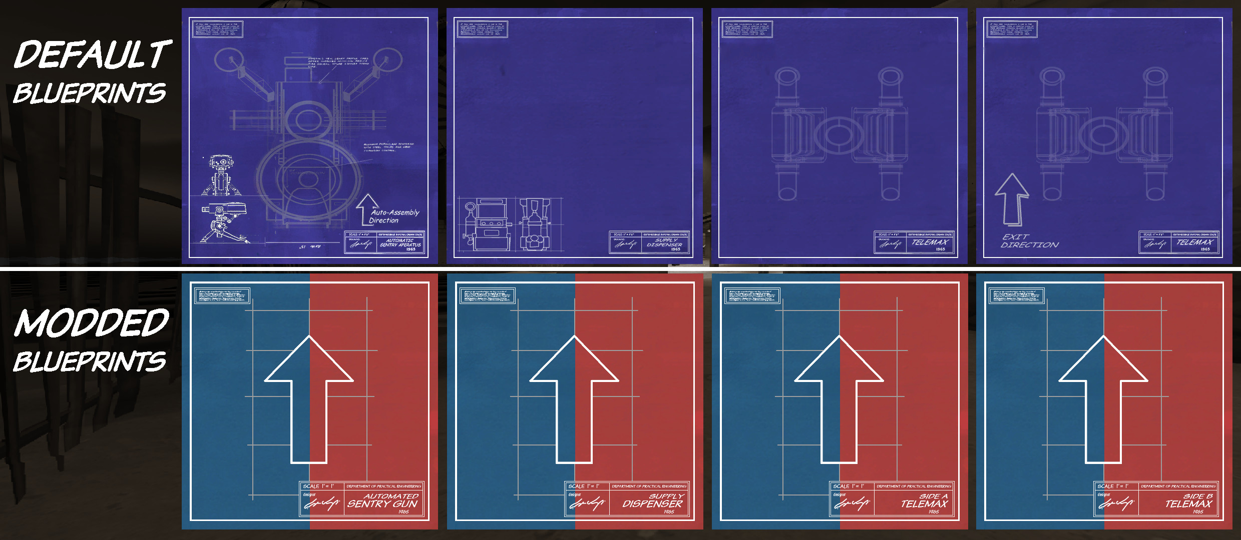 Practical Blueprints Mod for Team Fortress 2 | TF2 Mods