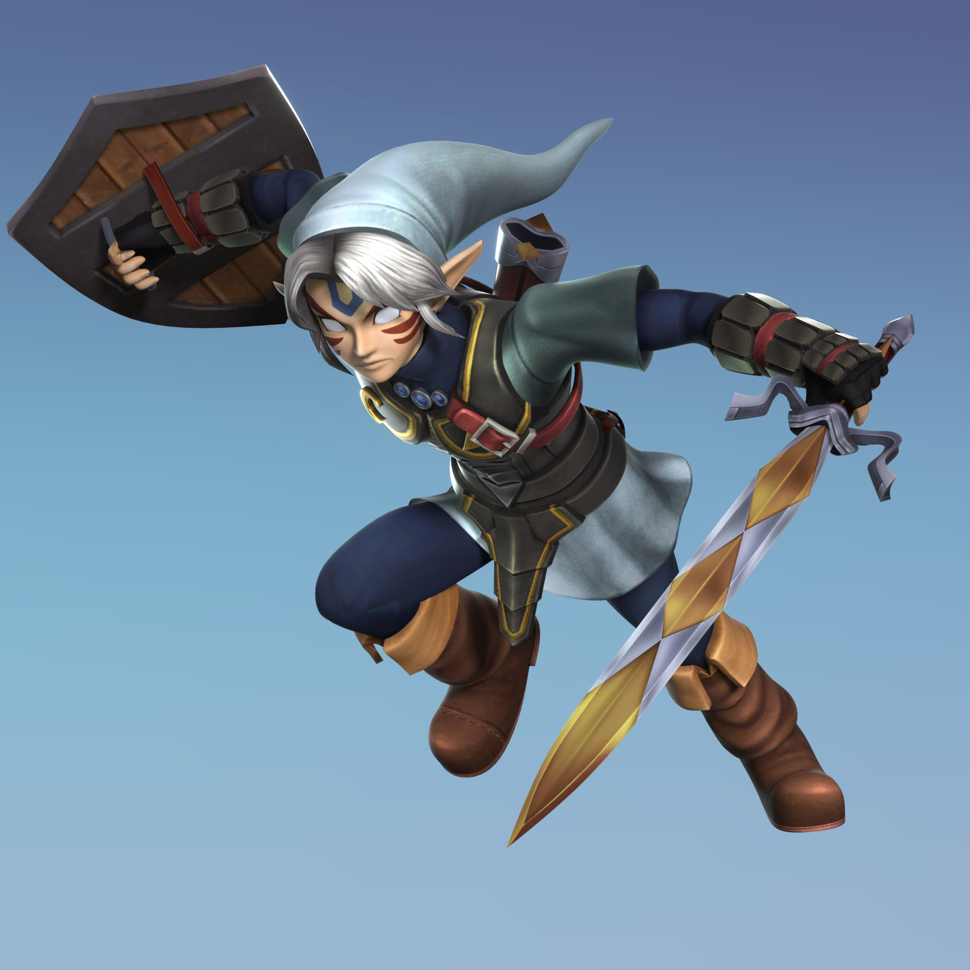 Link Twilight Princess Art Pose Cosmetic Pack Mod for Super Smash Bros ...