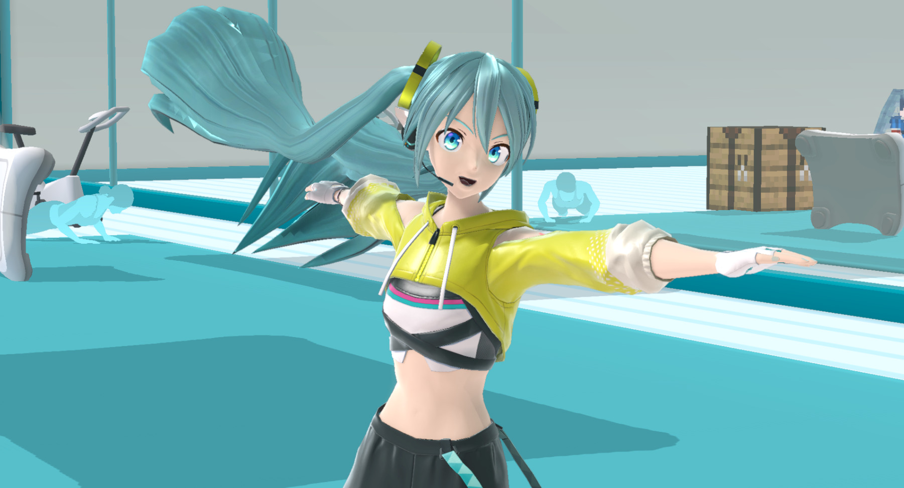 Hatsune Miku (Fitness Boxing) Mod for Super Smash Bros. Ultimate | SSBU ...